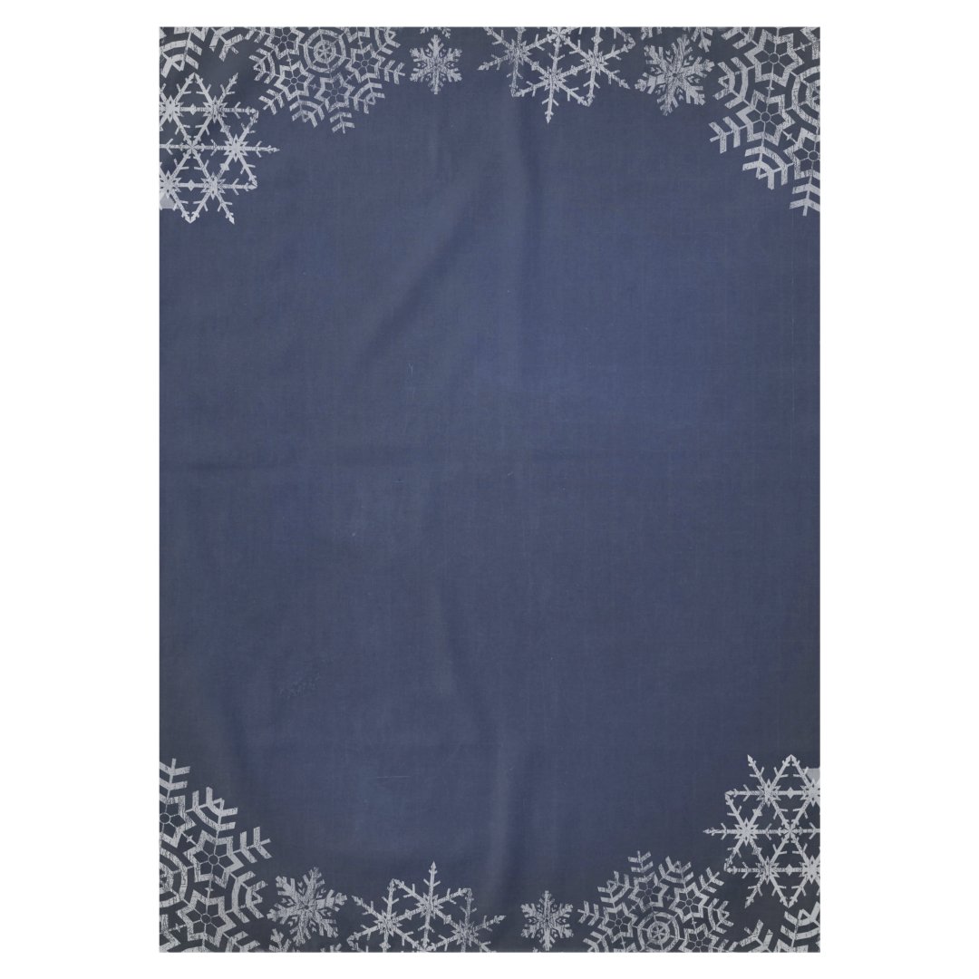 Winter Snowflake Chalkboard Wedding Tablecloth | Zazzle