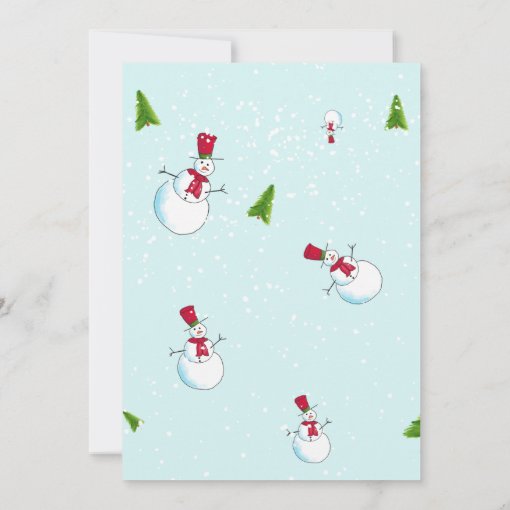 Winter Snowman Party Invitation | Zazzle