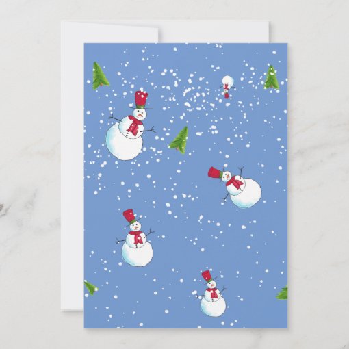 Winter Snowman Party Invitation | Zazzle