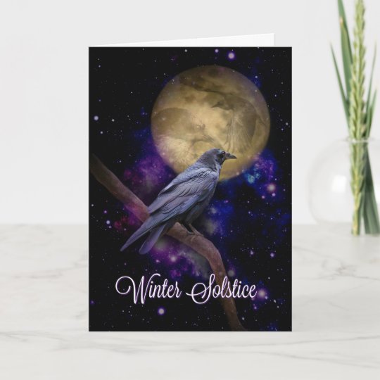 Winter Solstice Blessings Card | Zazzle.com