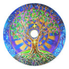 Winter Solstice Full Moon Mandala Sticker | Zazzle