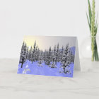 Snowshoe Holiday Card | Zazzle.com