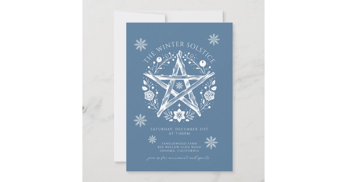 Winter Solstice Party Invitation | Zazzle