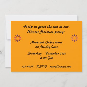 Winter Solstice Party Invitation | Zazzle