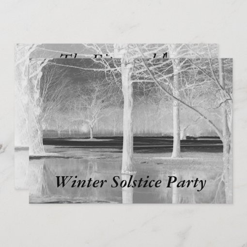Winter Solstice Party Invitation | Zazzle