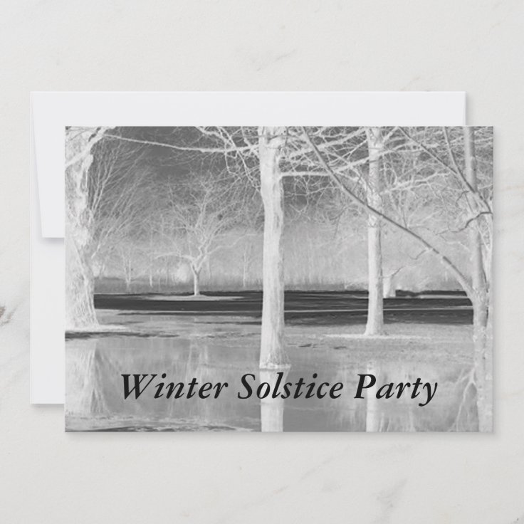 Winter Solstice Party Invitation | Zazzle