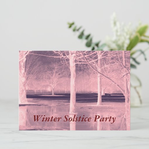 Winter Solstice Party Invitation | Zazzle