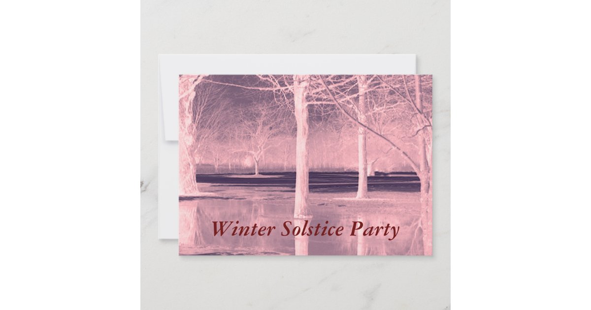 Winter Solstice Party Invitation | Zazzle