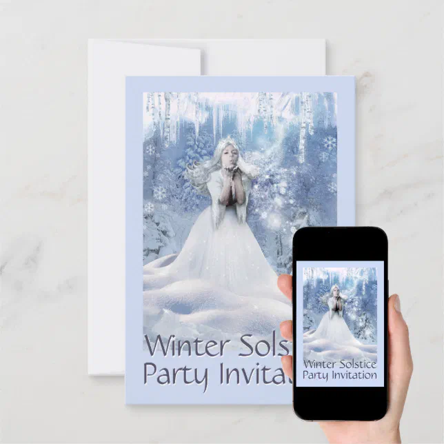 Winter Solstice Party Invitation | Zazzle