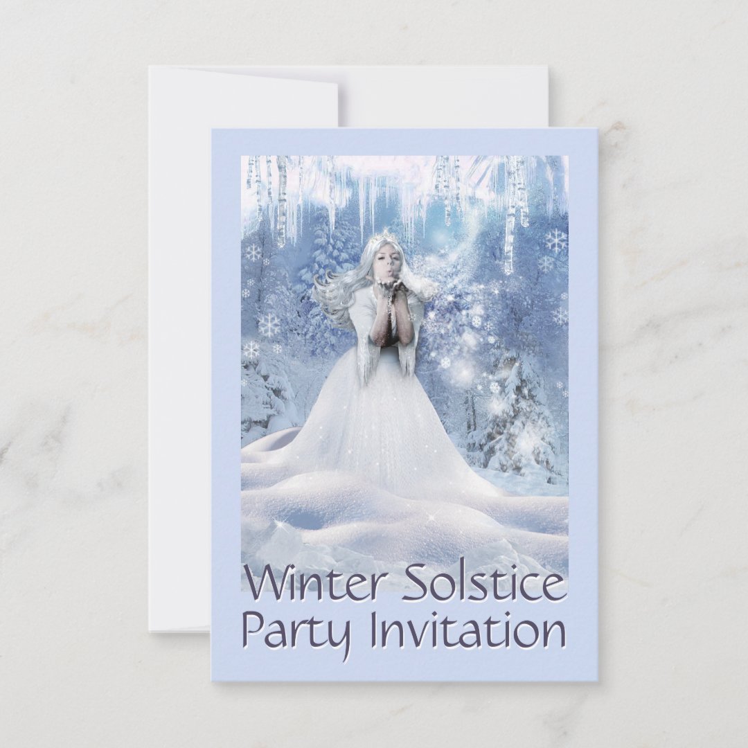 Winter Solstice Party Invitation | Zazzle