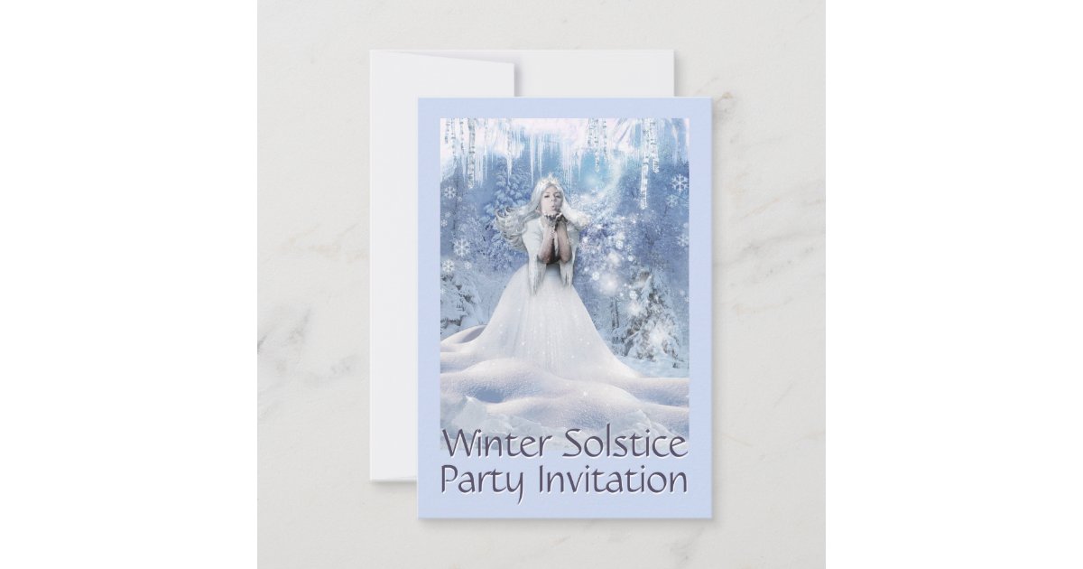 Winter Solstice Party Invitation | Zazzle