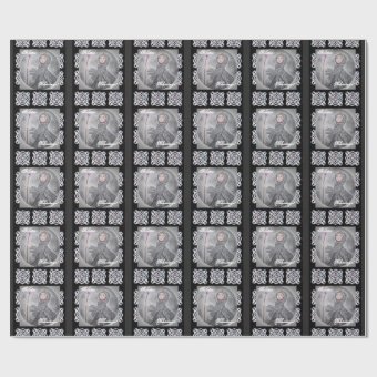 Winter Solstice Snow Maker Witch Pagan Wrapping Paper | Zazzle