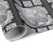 Winter Solstice Snow Maker Witch Pagan Wrapping Paper | Zazzle