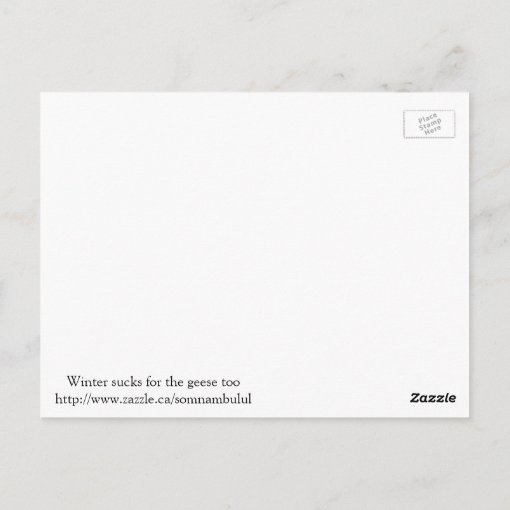 Winter sucks postcard | Zazzle