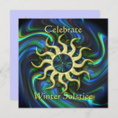 Winter Sun Solstice Party Invitation | Zazzle