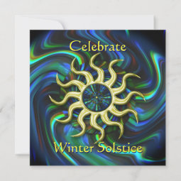 Winter Sun Solstice Party Invitation | Zazzle