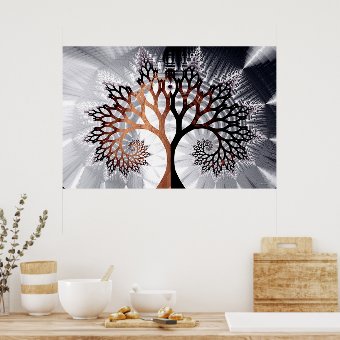 Winter Tree Poster | Zazzle