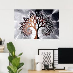 Winter Tree Poster | Zazzle