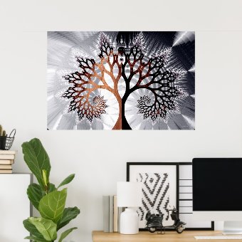 Winter Tree Poster | Zazzle