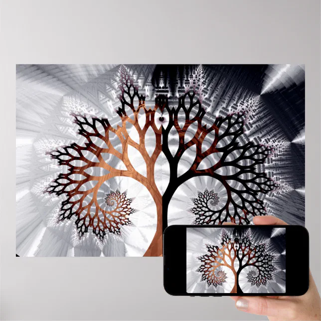 Winter Tree Poster | Zazzle