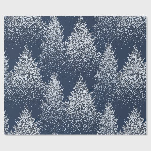 Winter Trees Wrapping Paper | Zazzle