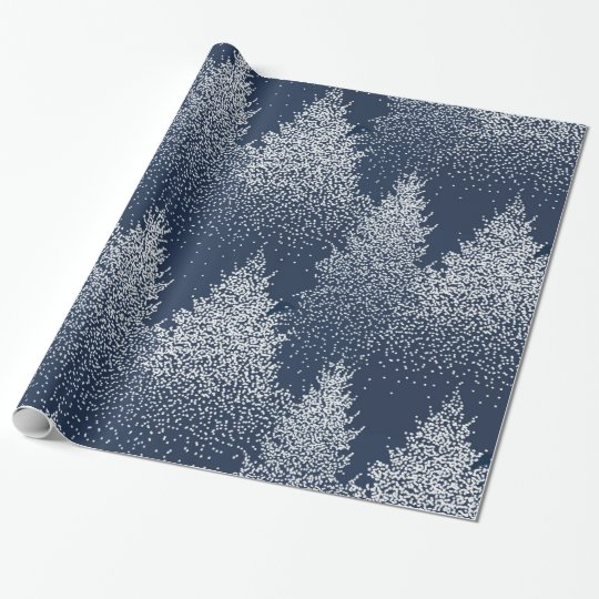 Winter Trees Wrapping Paper | Zazzle.com