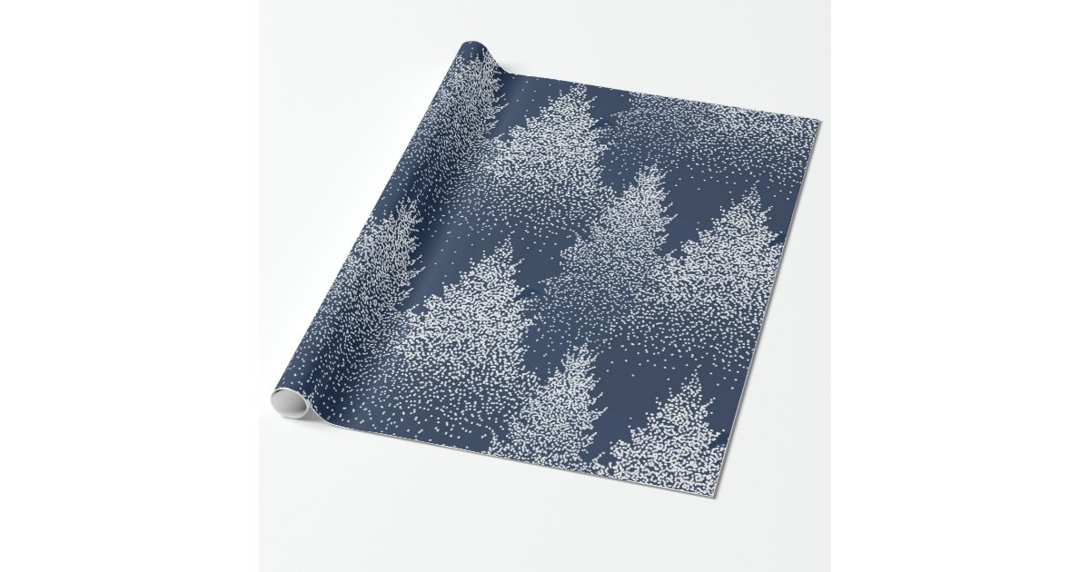 Winter Trees Wrapping Paper | Zazzle