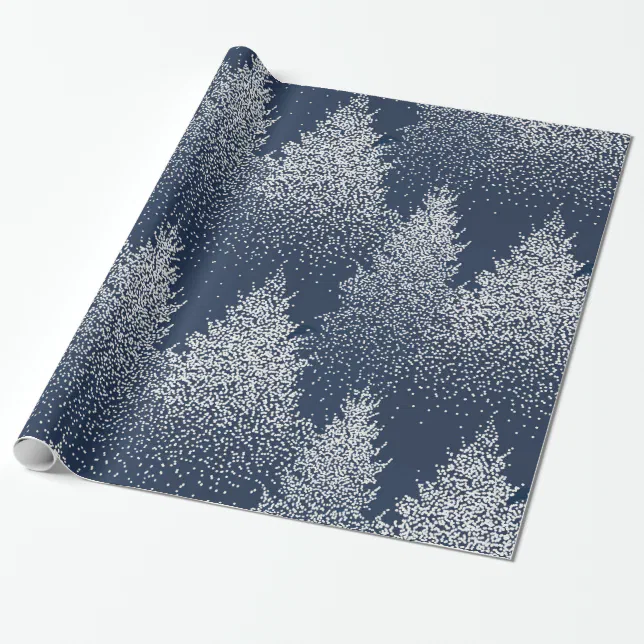 Winter Trees Wrapping Paper | Zazzle