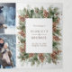 Winter Trifold Wedding Invitation | Zazzle