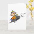 Winter Tubing Card | Zazzle