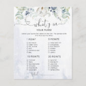 Winter whats in your purse baby shower game | Zazzle