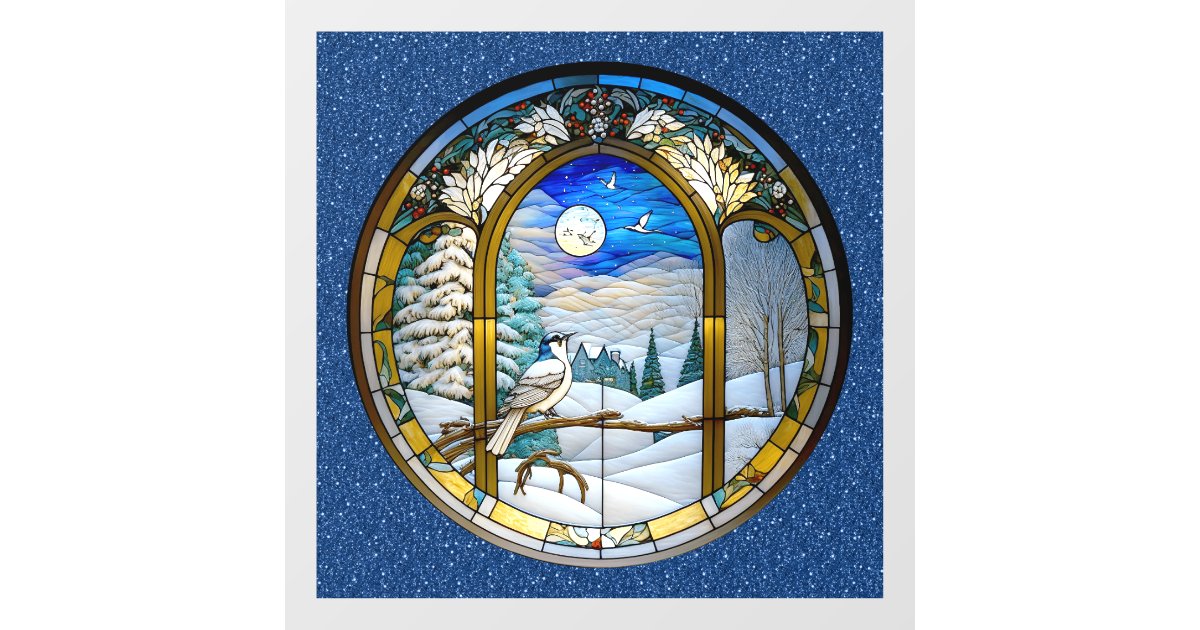 Winter Window Window Cling | Zazzle