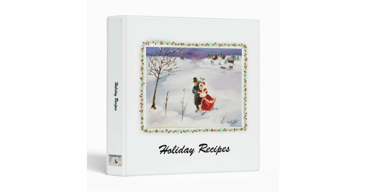 Winter Wonderland Avery Binder | Zazzle