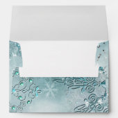 Winter Wonderland Elegant Snowflakes Envelope | Zazzle