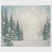 Winter Wonderland, Forest,Snow Holiday Wrapping Paper | Zazzle