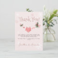 Winter Wonderland Its Cold Outside Baby Shower Thank You Card | Zazzle