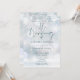 Winter Wonderland Script Snowflakes Wedding Invitation | Zazzle