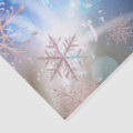 Winter Wonderland Snowflakes Lights and Bubbles Tissue Paper | Zazzle