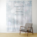 Winter Wonderland Wedding Photo Booth Backdrop | Zazzle