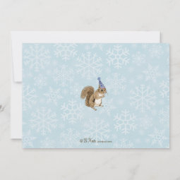 Winter Woodland Animal Party Invitation | Zazzle