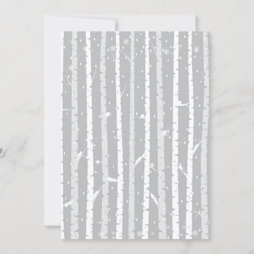 Winter Woodland Deer Fox Baby Shower Invitation | Zazzle