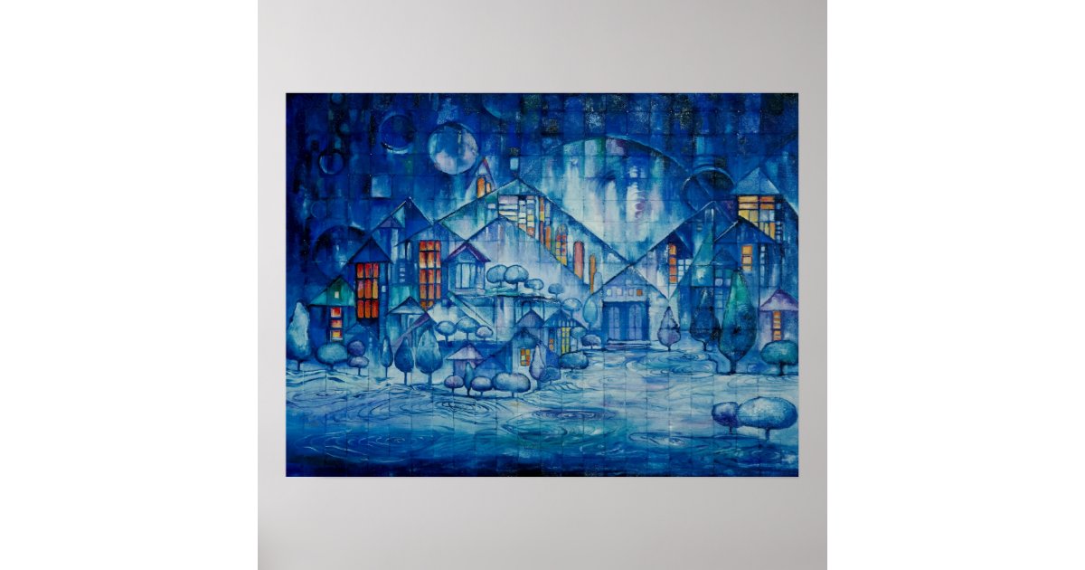 Winter's Glow Poster | Zazzle