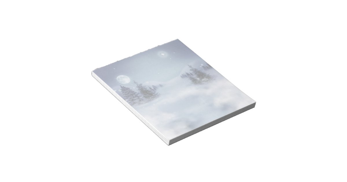 Winter's Night Notepad | Zazzle