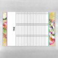Wipe Clean Planner Wedding Checklist Magnetic Dry Erase Sheet | Zazzle