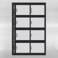 Wipe Clean Weekly Planner Magnetic Dry Erase Sheet | Zazzle
