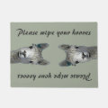 Wipe Your Hooves - Alpaca Doormat | Zazzle
