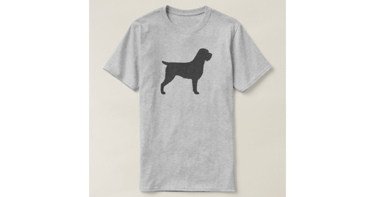 Wirehaired Pointing Griffon Silhouette T-Shirt | Zazzle