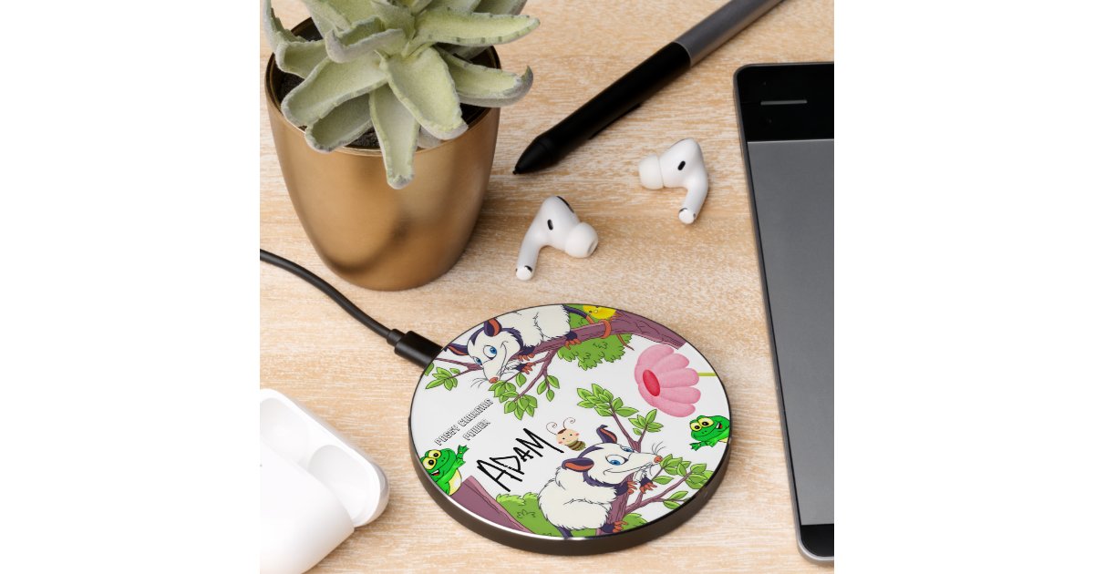 Wireless Charger Possum Frog | Zazzle