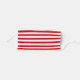 Wisconsin Badgers Colors Striped Cloth Face Mask | Zazzle