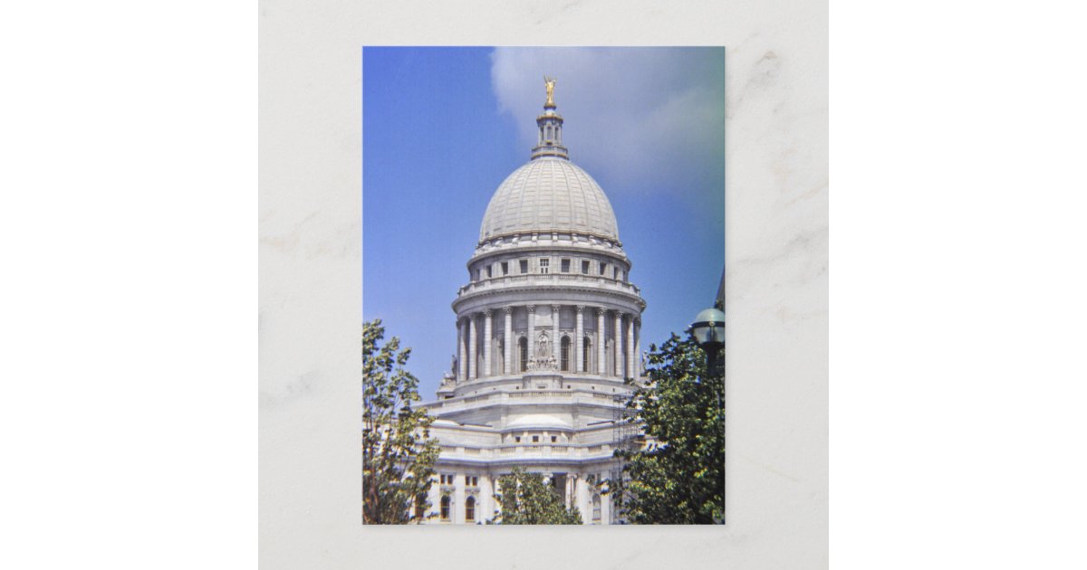 Wisconsin Capital Postcard | Zazzle